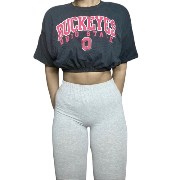 Gildan | Tops | Ohio State University Reworked Crop Top | Poshmark